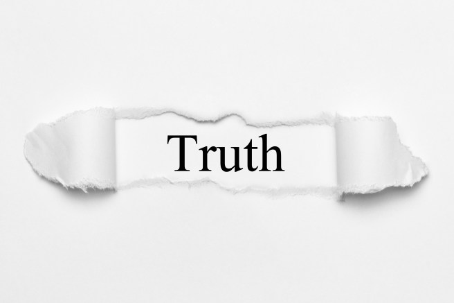 Truth on white torn paper – Catholics4Change